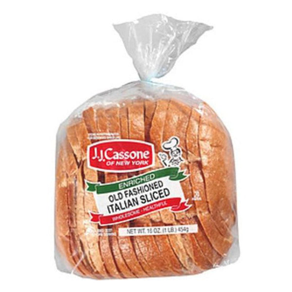 J.J. Cassone Enriched Old Fashioned Italian Sliced Bread – Mekkah Mart